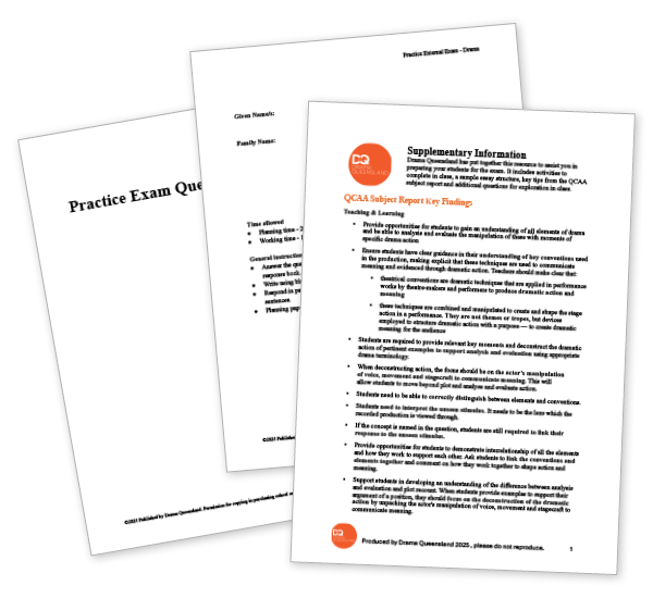 Practice External Exam – Paper Sky | Drama Queensland